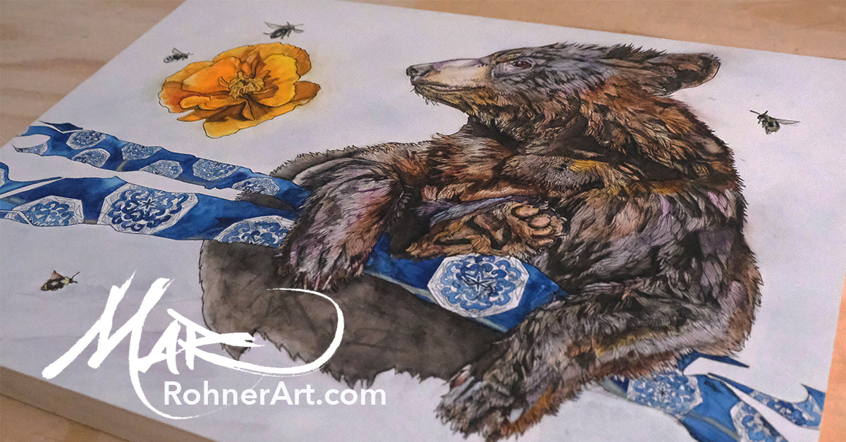 Michael Rohner Art | Pen and Ink illustrations with Mixed Media Color ...